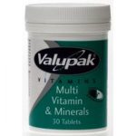 Valupak Multivitamin & Mineral Tablets - Buy Online